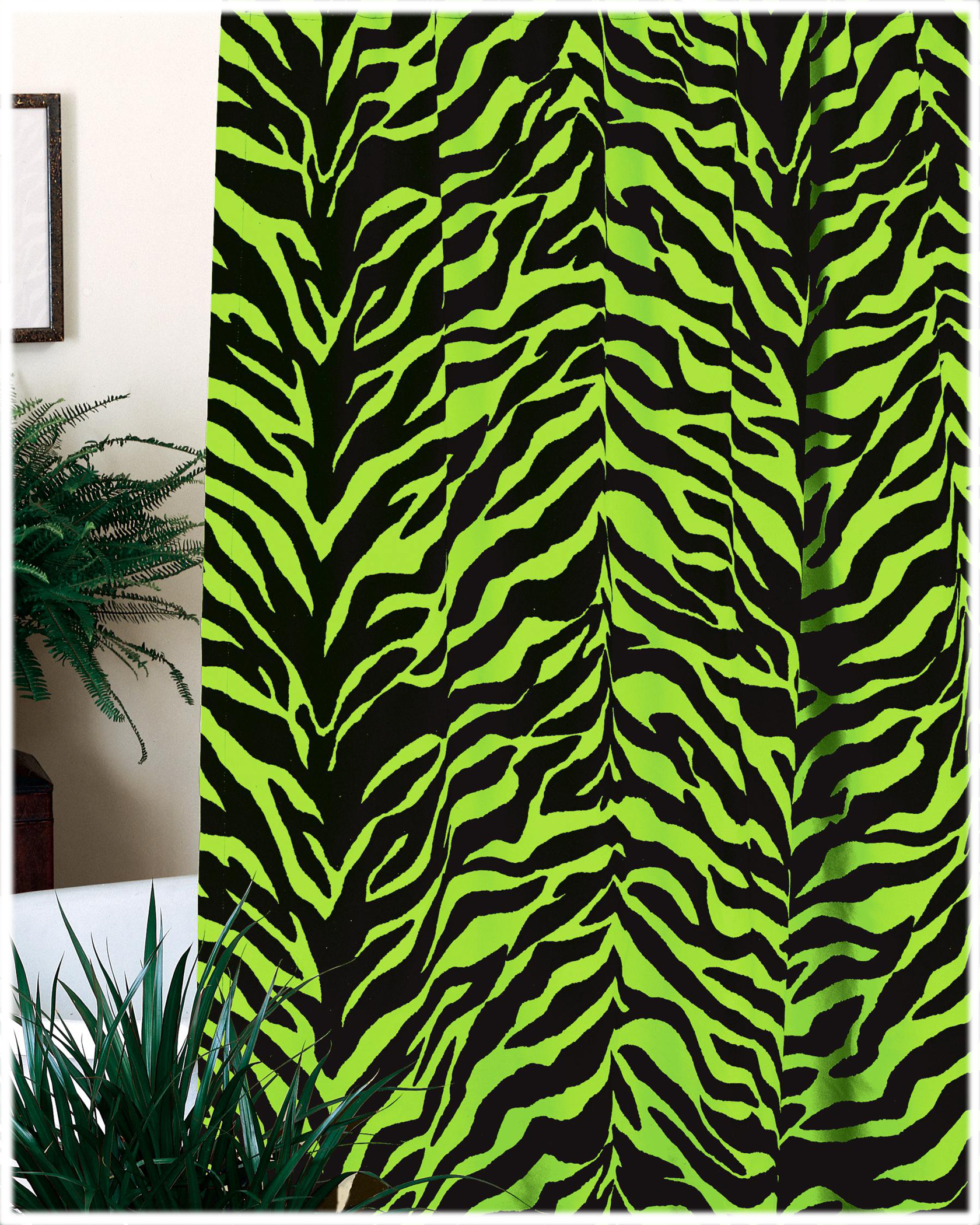 Zebra Lime Green Collection Shower Curtain | Bass Pro Shops